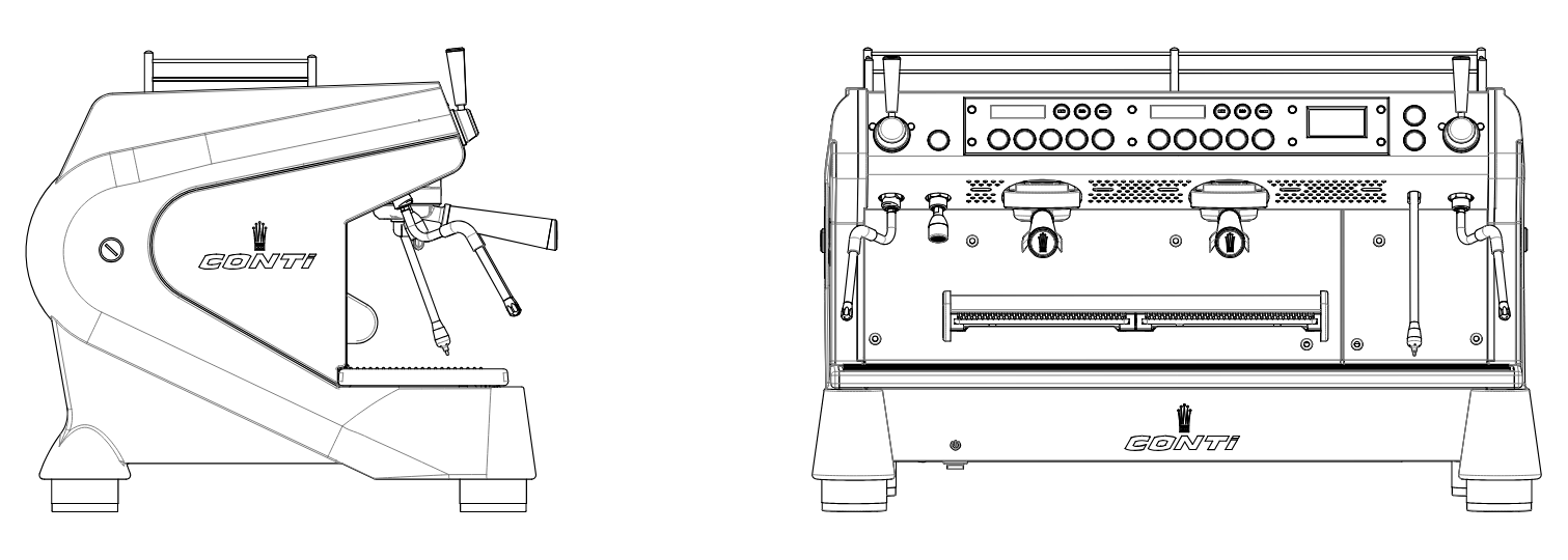 Conti MONTE CARLO - 2 Group Coffee Machine