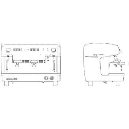 Conti X One - 2 Group Coffee Machine