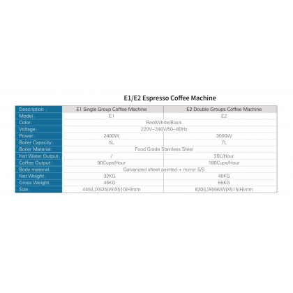 Ladetina Lehehe E2 Espresso Coffee Machine