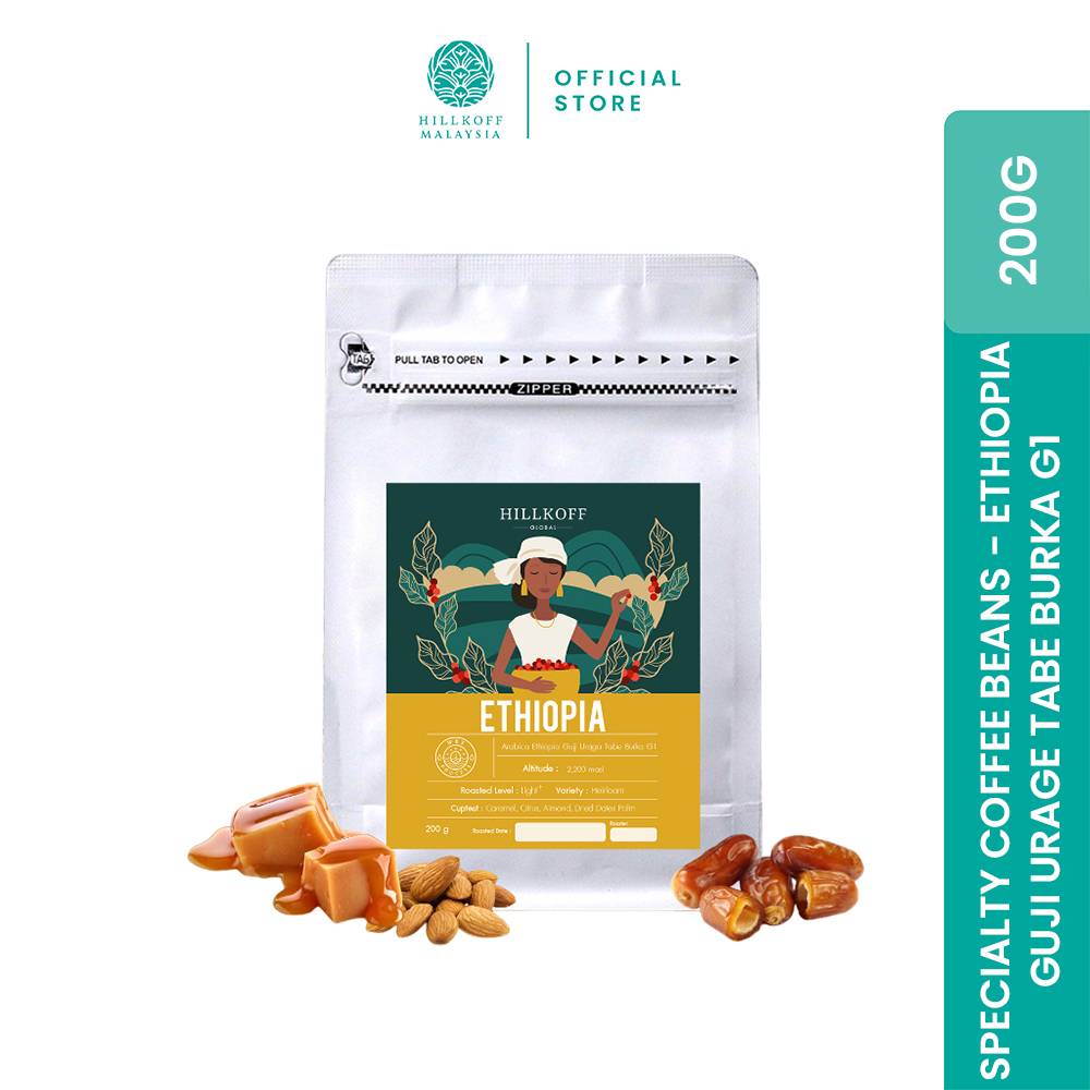 Specialty Coffee Beans - Ethiopia Guji Urage Tabe burka G1