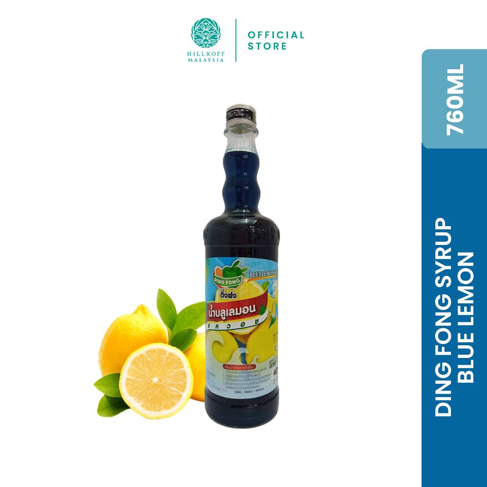 Ding Fong Syrup Blue Lemon