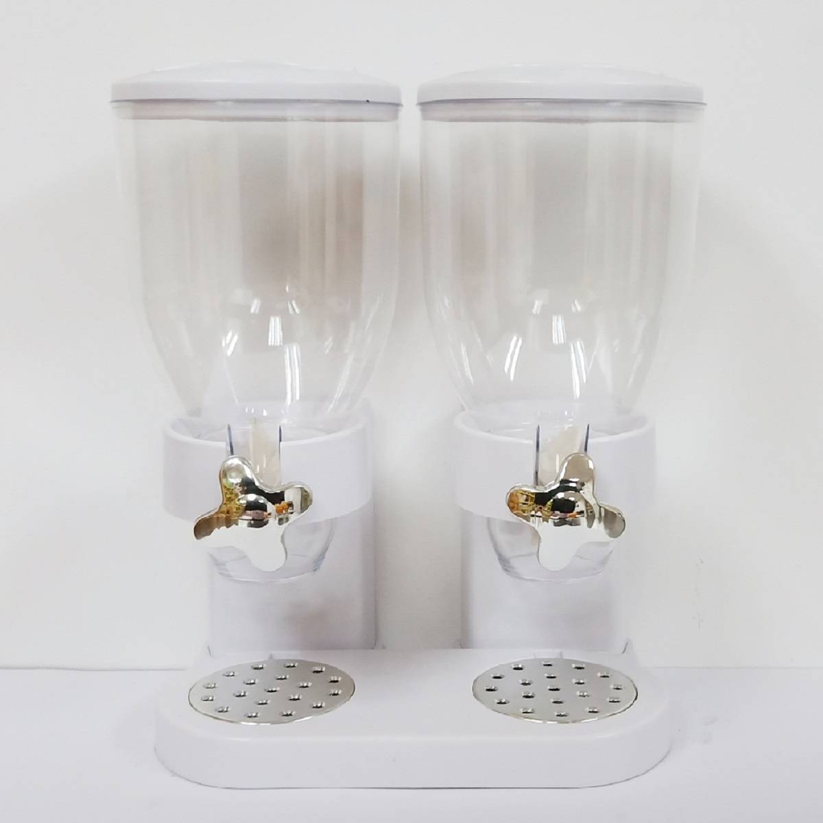 Coffee Bean Dispenser Large Double Barrel 170mm Hopper