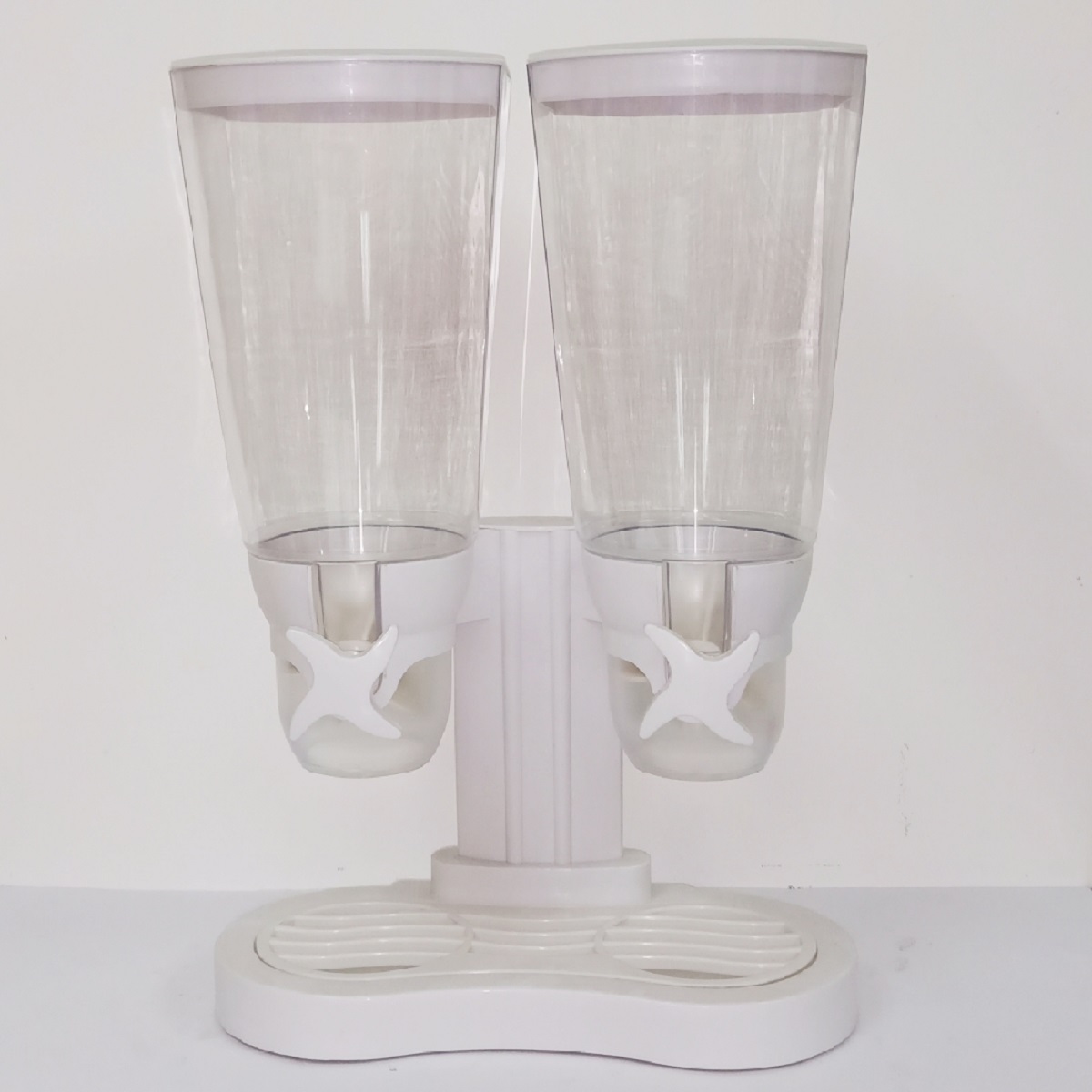 Coffee Bean Dispenser Large Double Barrel 147mm Hopper